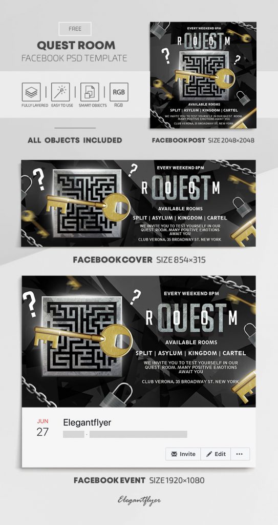 35+ Free Facebook Templates for Photoshop - adlibweb.